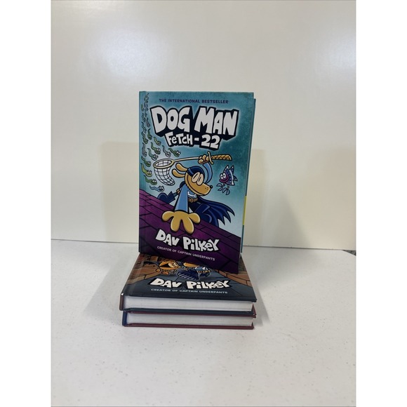 Dog | Lot Of 3 Dog Man Dav Pilkey Fetch22 Brawl Of The Wild From Whom ...